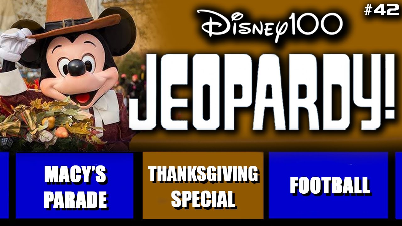 MyDisneyFix | Disney Jeopardy • The Ultimate Disney Trivia Quiz • 11/23 ...