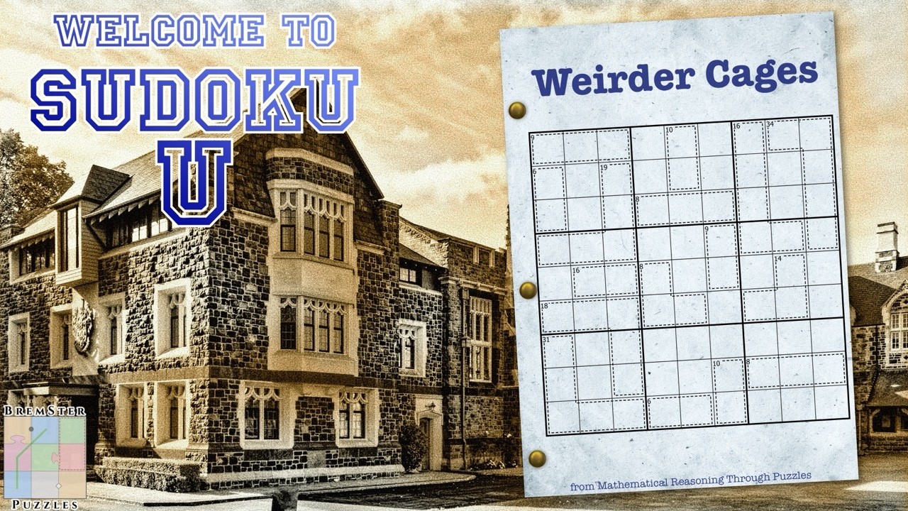 Sudoku U Papers: Weirder Cages