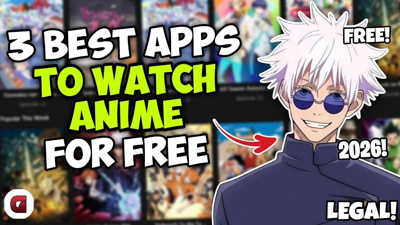 3 Best Apps to WATCH ANIME FOR FREE AND LEGALLY - LATEST 2026 - Easy Guide