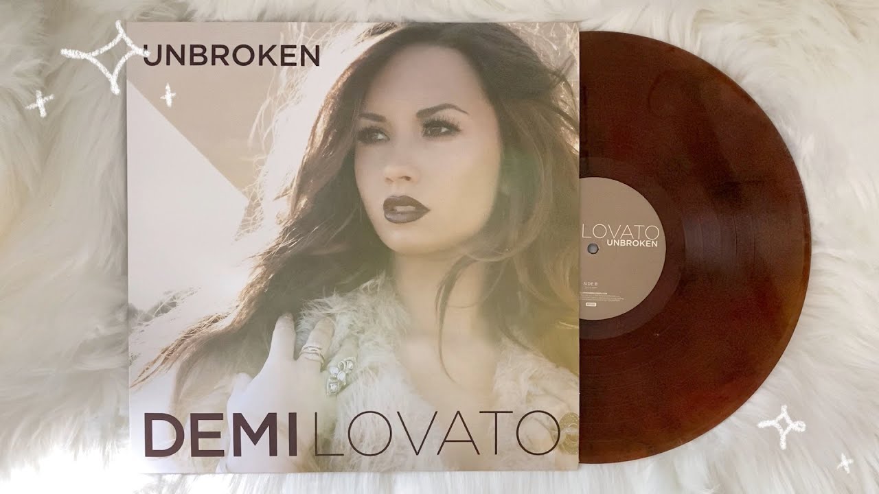 demi lovato - unbroken (vinyl unboxing) | urban outfitters exclusive