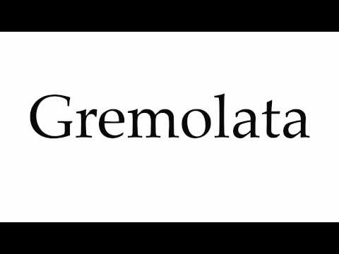 How to Pronounce Gremolata