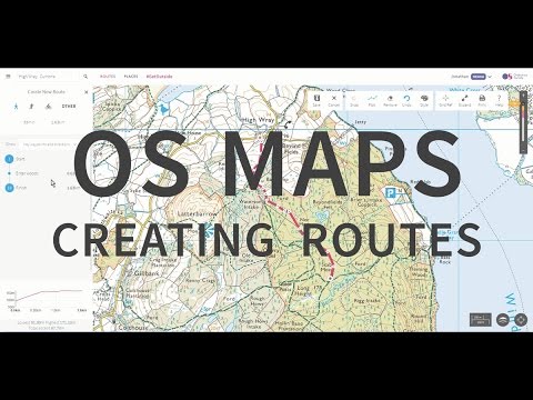 OS Maps - Route planning