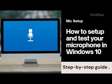 How to Setup Microphone in Windows 10 | how To Test Microphone on Windows 10