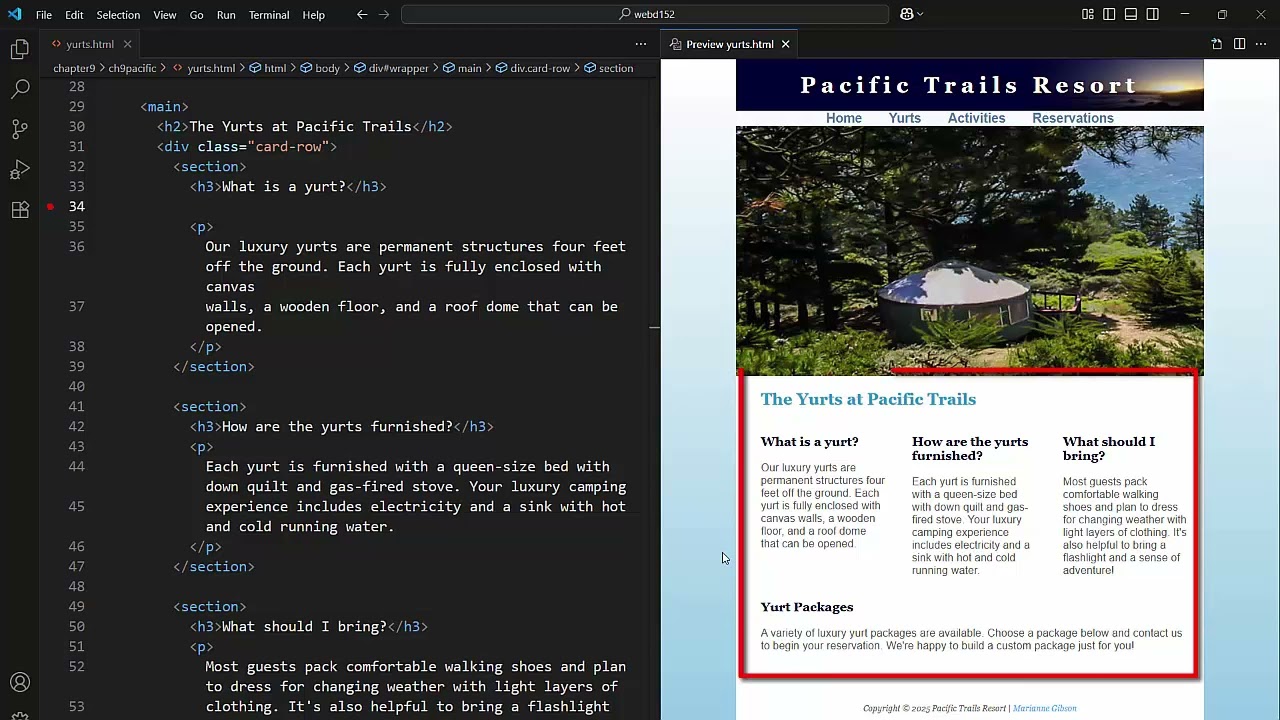 Chapter 9: Pacific Trails Resort Case Study