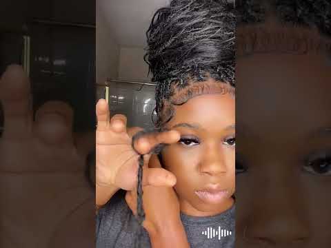 How i install my knotless faux locs. Hope this was helpful :)😍😍 #ygwigs #hairtutorial