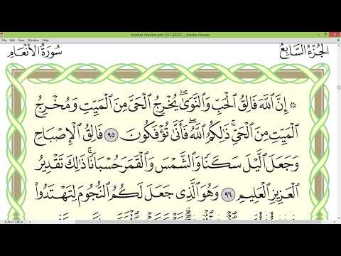 Practice reciting with correct tajweed - Page 140 (Surah Al-An'am)