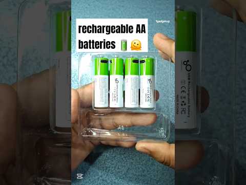 Long-lasting, powerful, and money-saving rechargeable AA batteries ππ« #aa