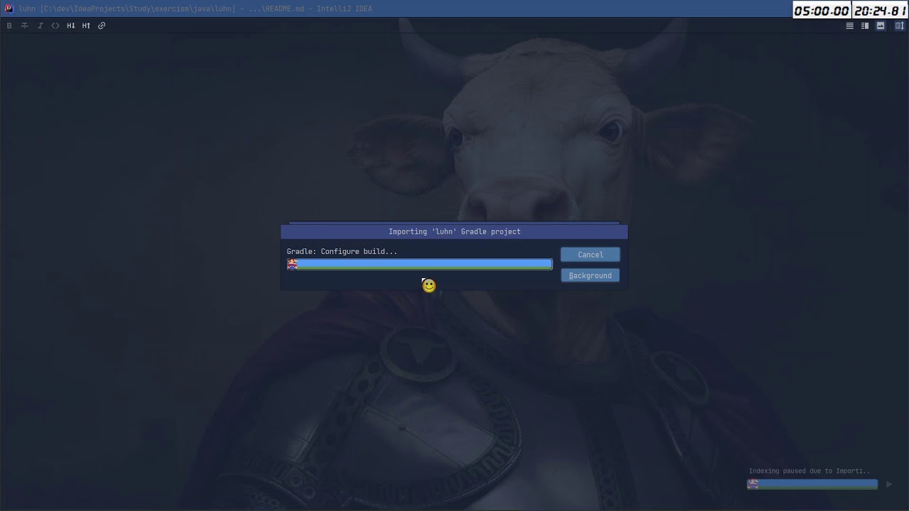 Programming Workout #203 JAVA @exercism io