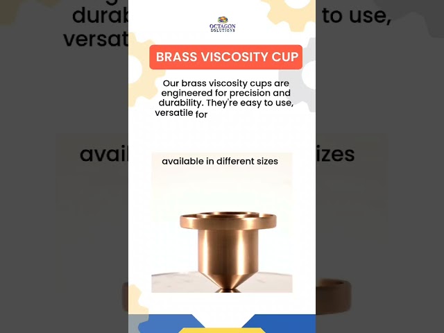 B4 CUP - Brass Viscosity Cup ( Without Stand ) Manufacturer from New Delhi