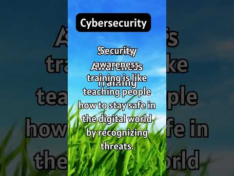 Cybersecurity Definition #16 - Security Awareness Training #shorts #short #securityawareness