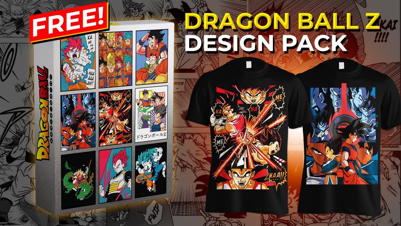 ANIME DRAGON BALL Z VECTOR DESIGN PACK