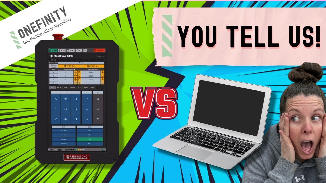 Did you know you can use a computer just like the Redline HMI? | Onefinity CNC