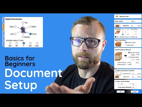 Basics For CNC Beginners: Document Setup in VCarve