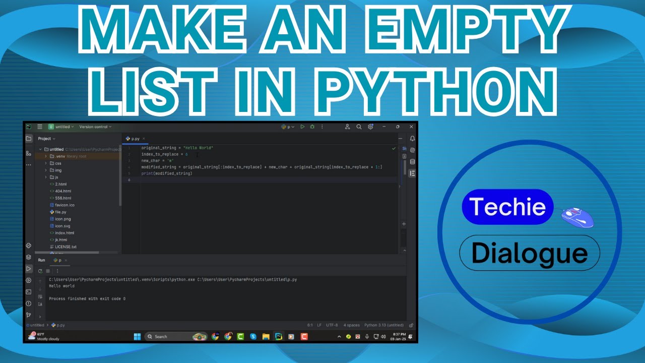 How to Make an Empty List in Python - Full Guide (2025)