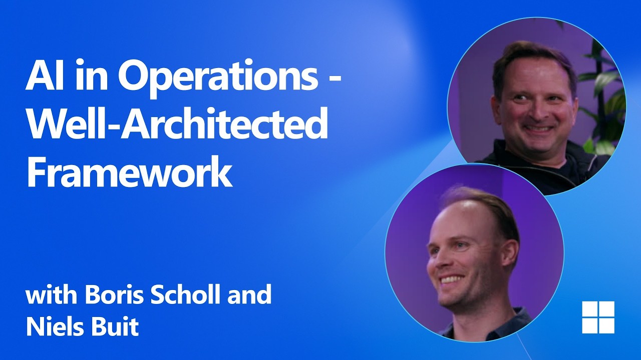 Use AI to Achieve Operational Excellence with the Well-Architected Framework practices