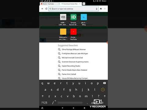 how to screen record on Amazon fire tablet