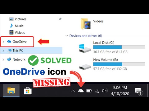 How to Fix OneDrive icon missing from Taskbar and File Explorer