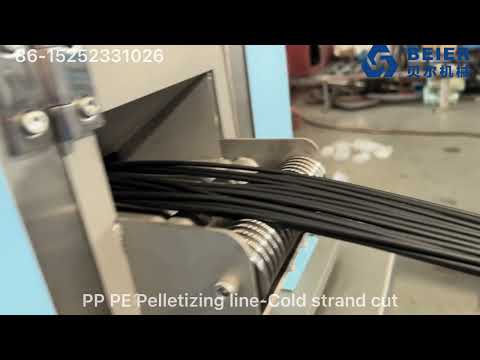 SJ100 single screw extruder pelletizing line pe pp pipe recycling