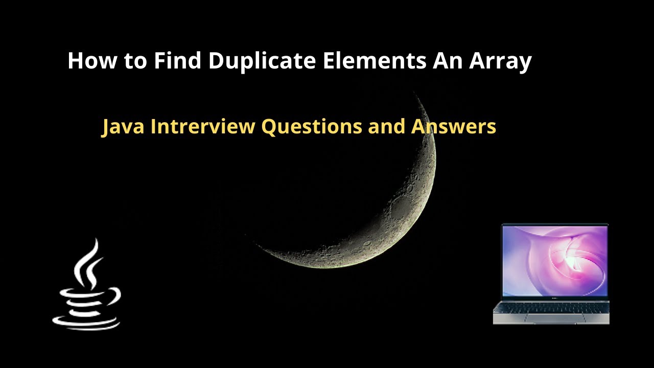 How to Find Duplicate Elements An Array || java Interview Questions and Answers