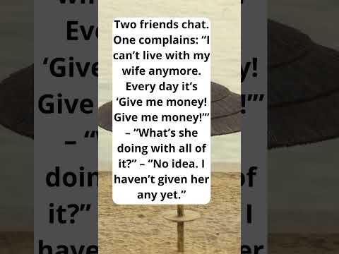 The Funniest Husband and Wife Joke Ever!