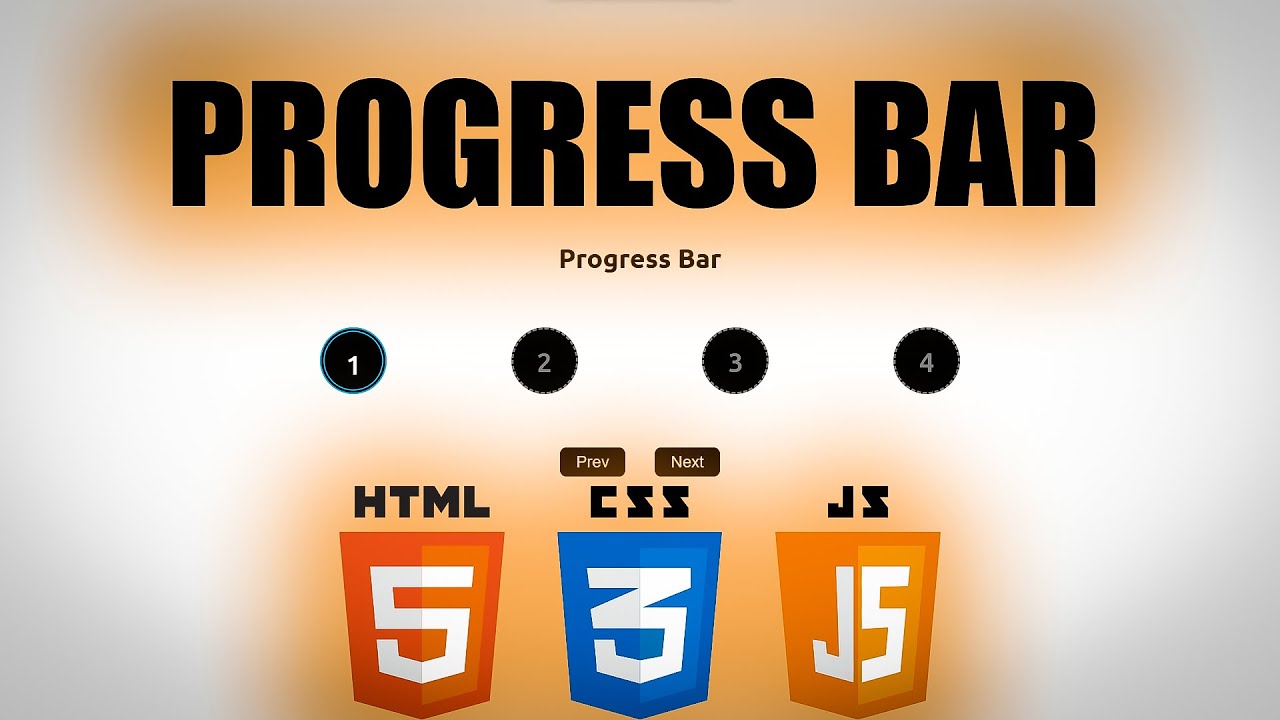 Dynamic Progress Bar - HTML CSS and JavaScript Project