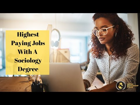 Highest Paying Jobs With A Sociology Degree in 2021.