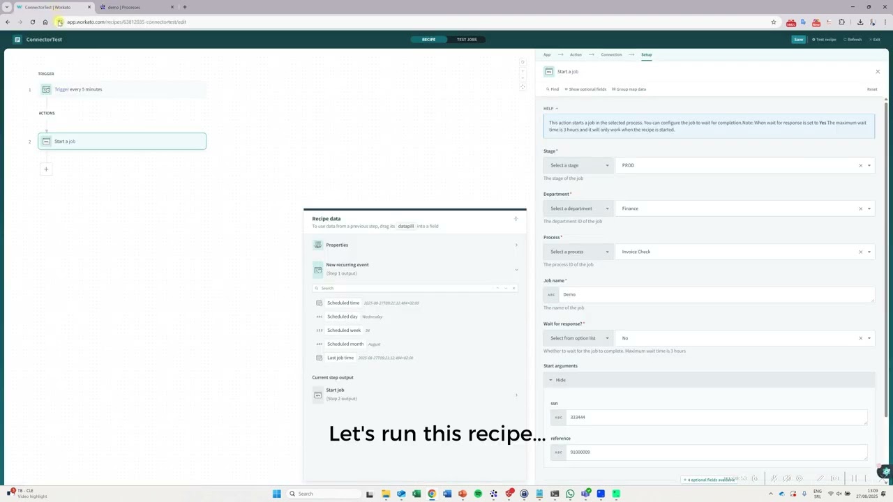 Using RPA By Workato Connector