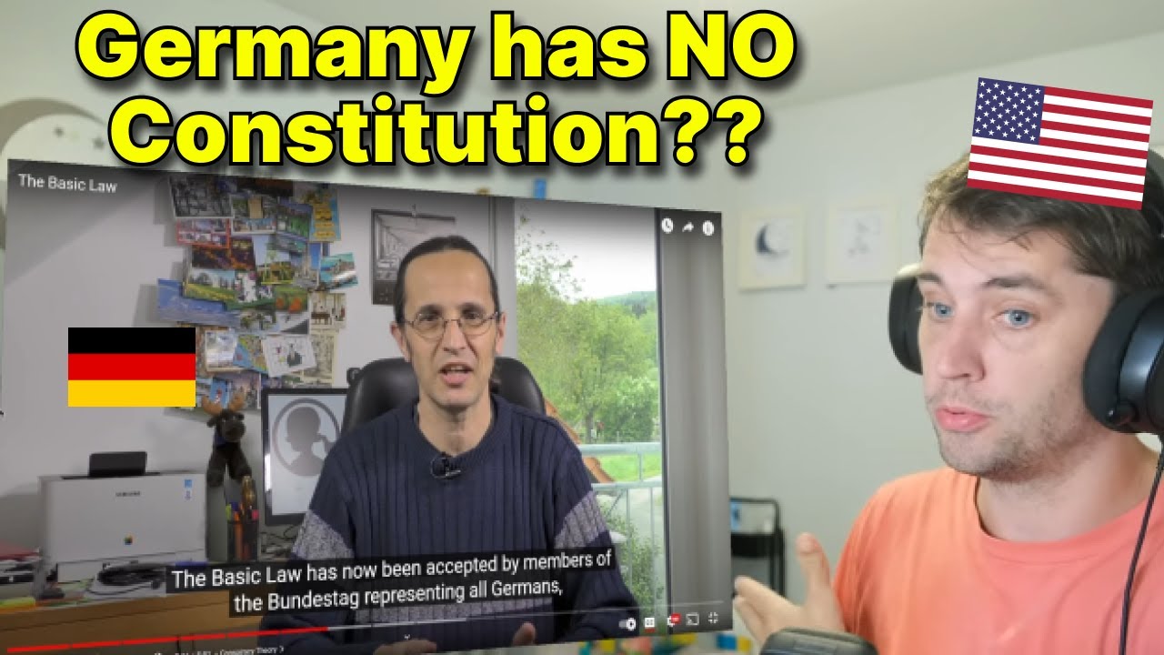 American reacts to Germanys Constitution... I mean 