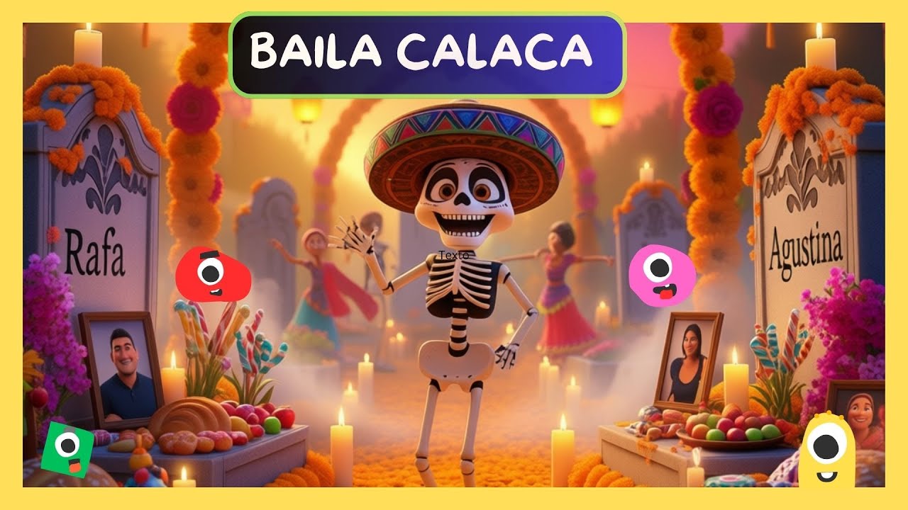 Baila Calaca -  💃 “La canción más divertida del Día de Muertos 👻 ¡Cumbia para niños!”