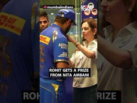 Rohit Sharma gets a special prize from Nita Ambani after LSG knock | Sports Today
