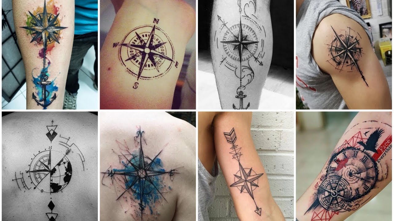 Top 40+ New ATTRACTIVE Compass Tattoos For Men | BEST Compass Tattoos For Boys | Tattoos For ALL!