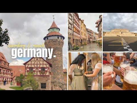 first time in germany | oktoberfest in munich, nazi rally grounds, nuremberg market food travel vlog