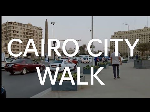 Walking Tour in CAIRO, around the Egyptian Museum&TAHRIR Square,Cairo bike