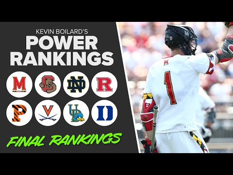 Lax.com's Final D1 College Power Rankings | 2022 College Lacrosse