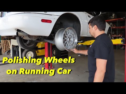 Polishing Wheels on Running Car / Miata Restomod Part 6