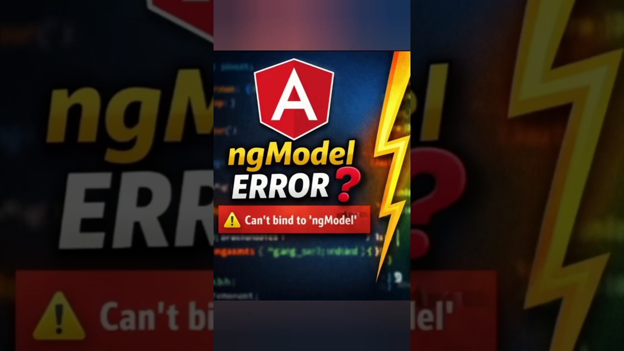 ngModel Not Working? Do THIS 🔥 #angular #coding #pythonanddjangofullstackwebdeveloper
