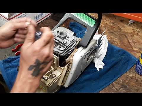 Stihl ms360 pro / 036 pro rebuild part 2. (Reassembly)