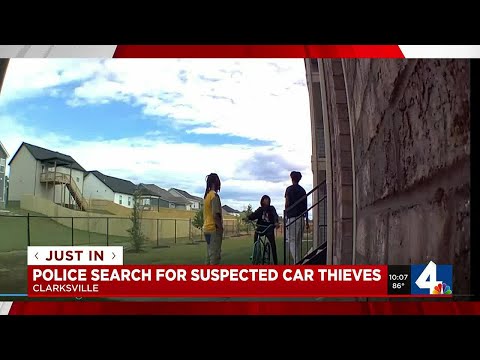 Clarksville police search for suspected car thieves