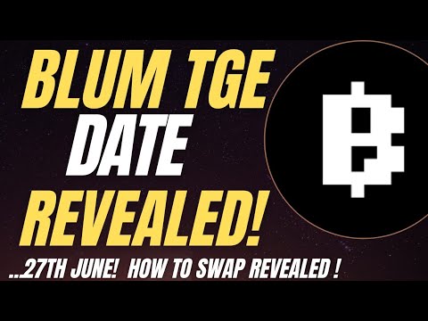 BLUM TGE DATE REVEALED: PRACTICAL STEPS TO SWAP AND SELL YOUR BLUM. @IkabaMichael