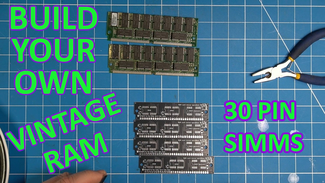 How to make your own 30 pin Ram Simms