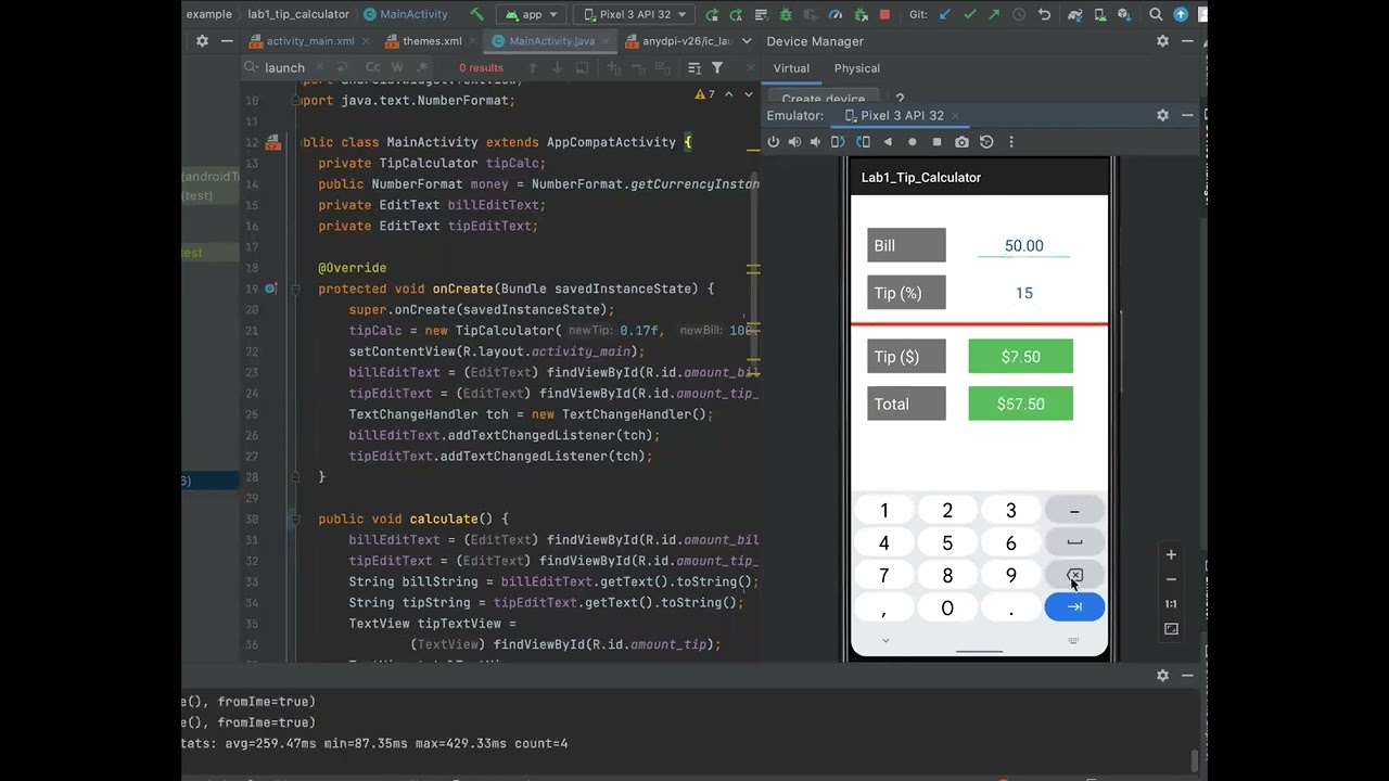 Tip Calculator Demo