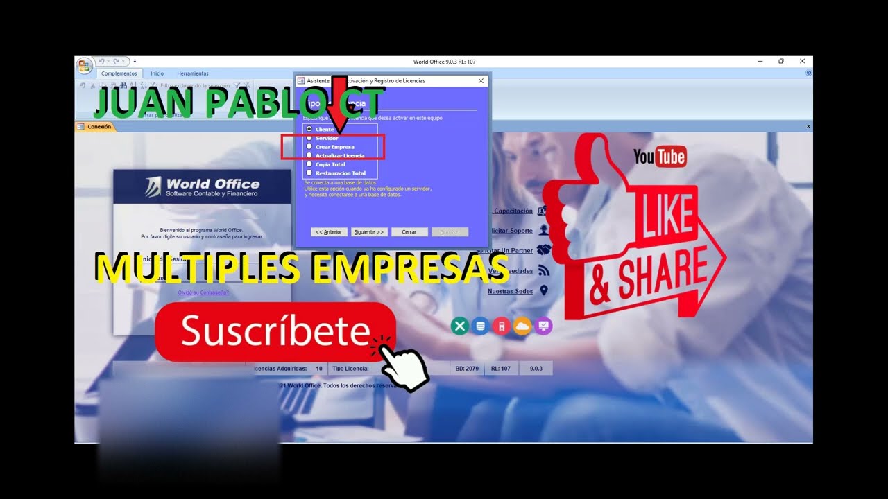 #worldoffice Crear Empresas