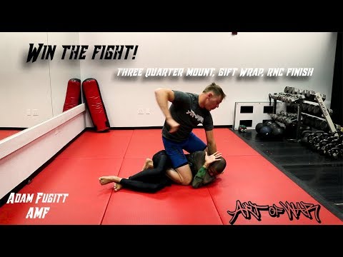 Win the Fight! 3/4 Mount, Gift Wrap, Rear Naked Choke Sequence