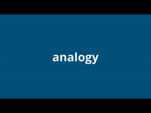 what is the meaning of analogy