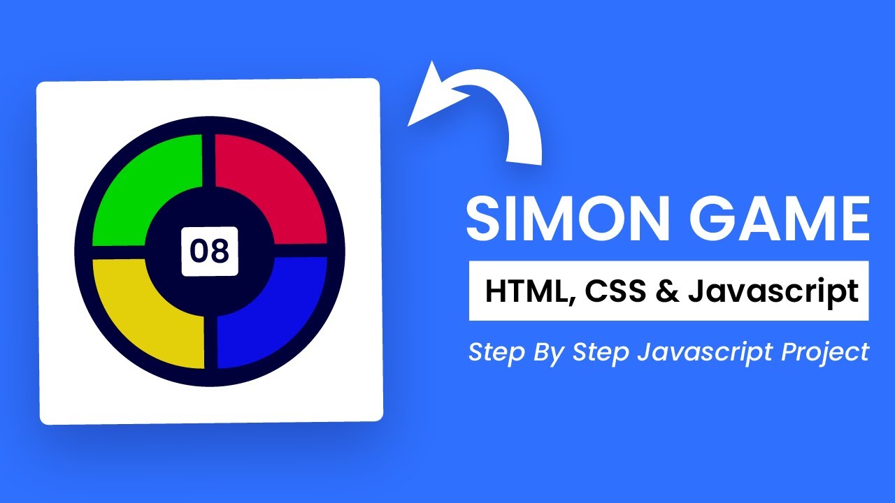 How To Create Simon Game | Javascript Project With Source Code
