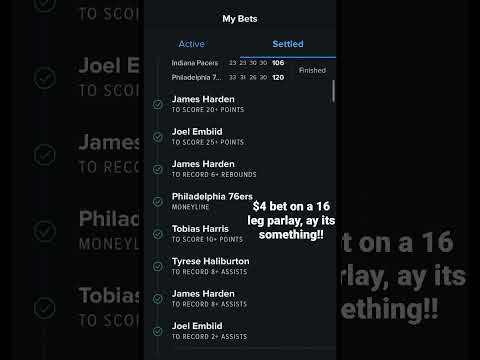 Fanduel Win On 16 Leg Parlay