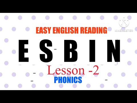 ESBIN | ENK | Easy English Reading | Phonics in Kannada