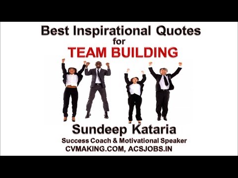 Best Inspirational Quotes for Team Work, Team Building Training