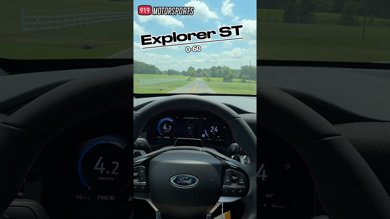 2025 Ford Explorer ST 0-60